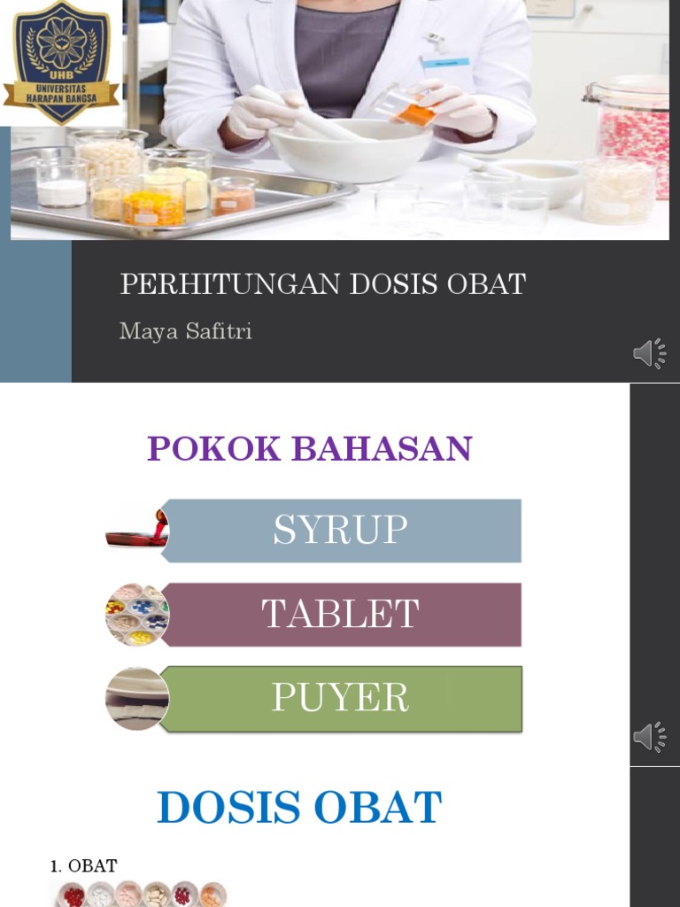 Panduan Dosis Obat Medis | PDF | Kesehatan Holistik