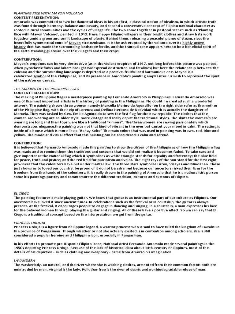 Planting Rice With Mayon Volcano | PDF | Volcanic Eruption