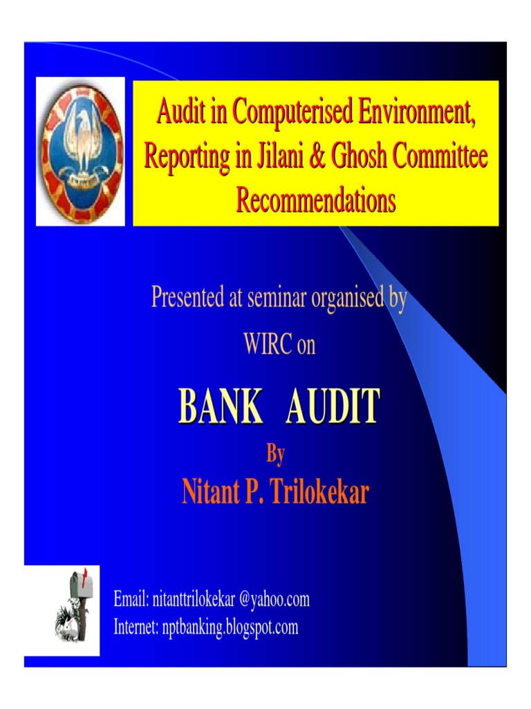 Jalani Ghosh Recommendations | PDF | Regulatory Compliance | Banks