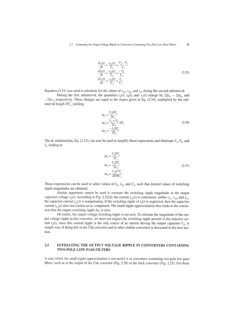 Principles of Steady State Converter Analysis