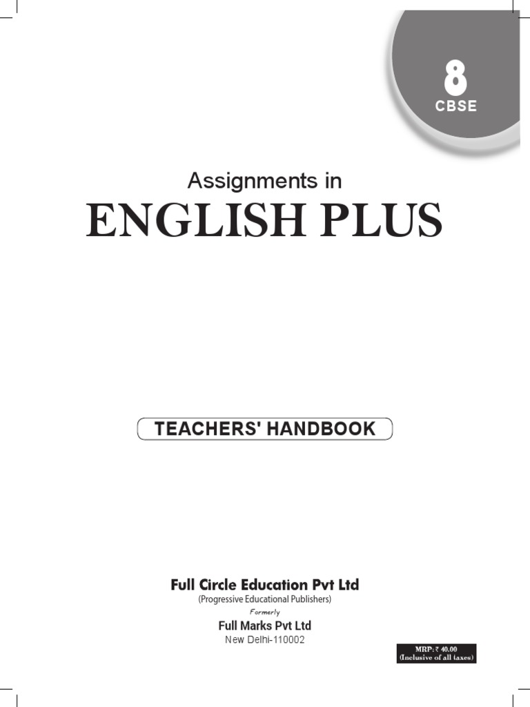 Assignment in English Plus Class 8 Teachers Handbook PDF | PDF | Ashoka