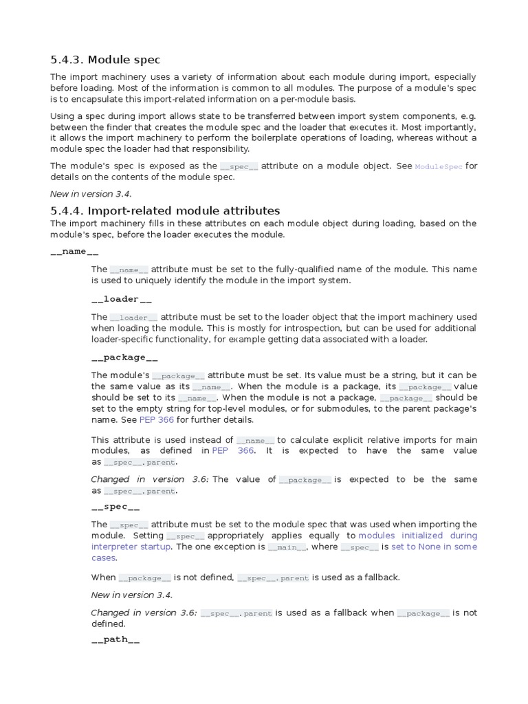 5.4.3. Module Spec: - Name | PDF | Modular Programming | Namespace