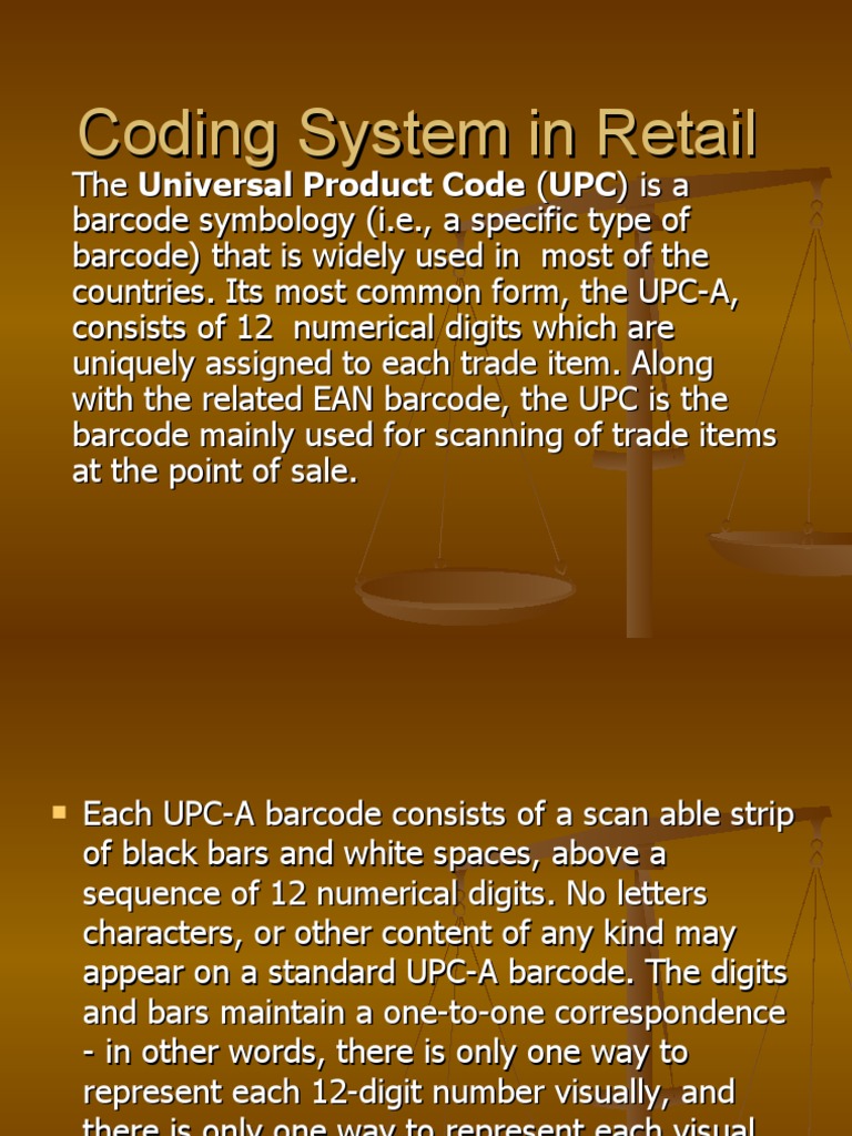 Coding System in Retail | PDF