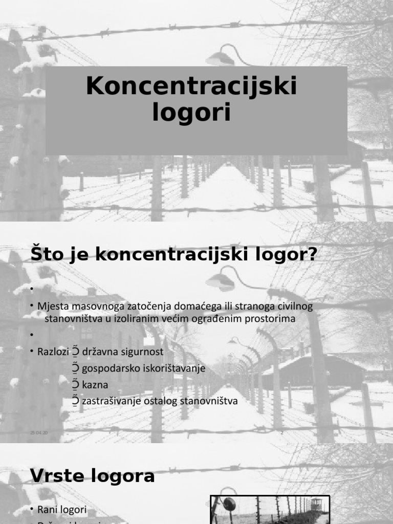 Koncentracijski Logori | PDF