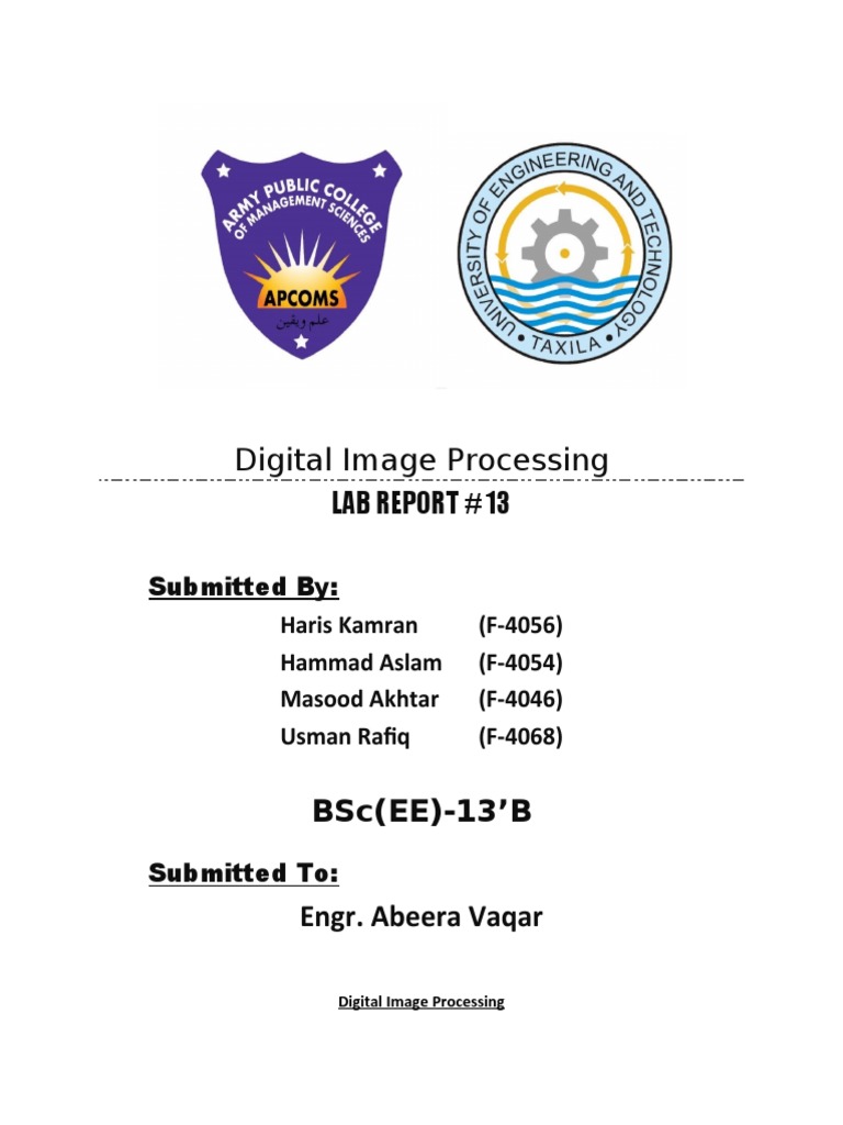 Digital Image Processing-13 | PDF