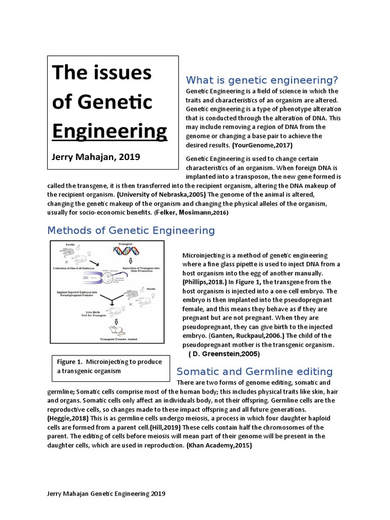 New Genetic Engineering Magazine | PDF | Model Organism | Genetic ...