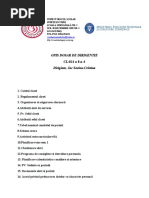 Planificare Dirigenție A VII-A | PDF