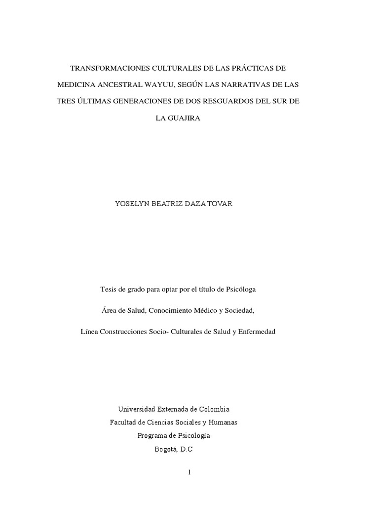 Mapa Resguardo Alta y Media Guajira-De La Étnia Wayuú | PDF ...