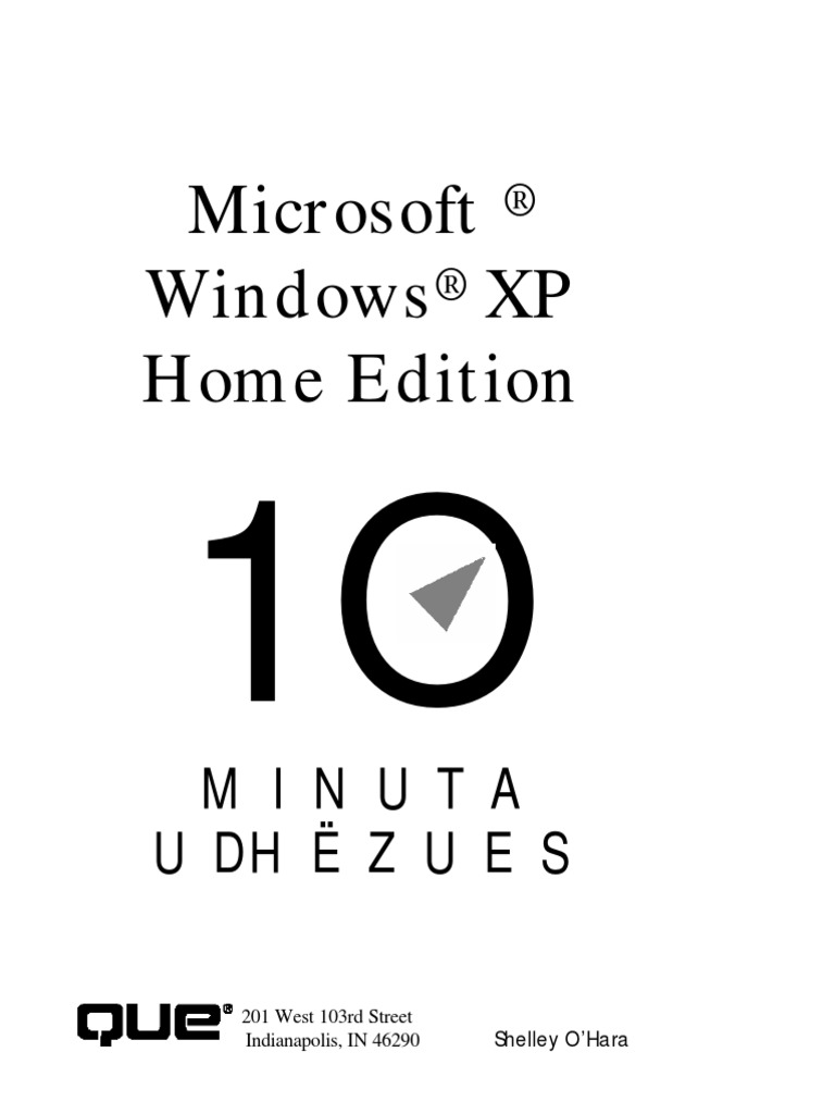 10 Minuta Udhezues Ne Windows XP PDF | PDF | Microsoft Windows | Graphical User Interfaces