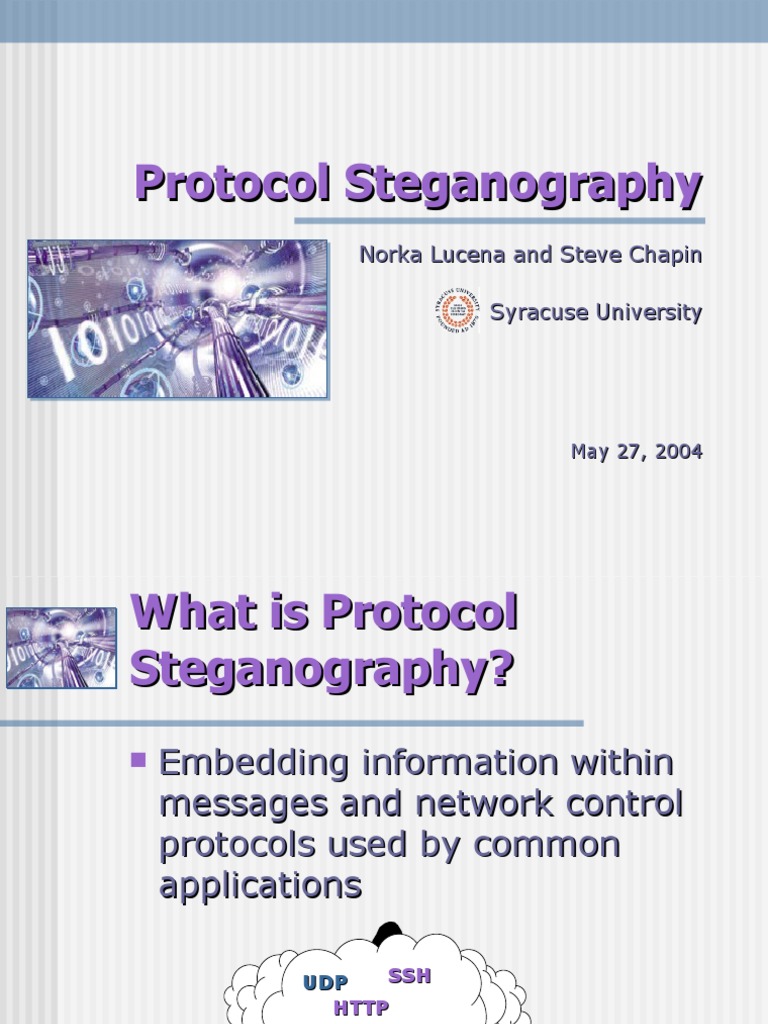 Understanding Protocol Steganography | PDF | Computers