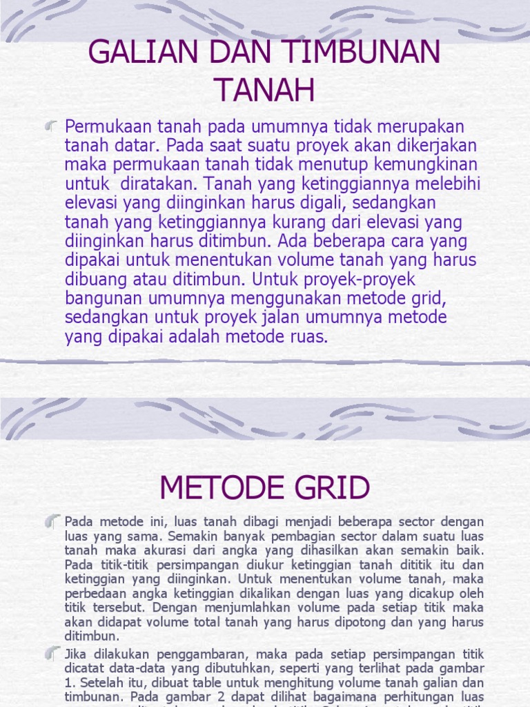 Metode Grid Dan Ruas | PDF