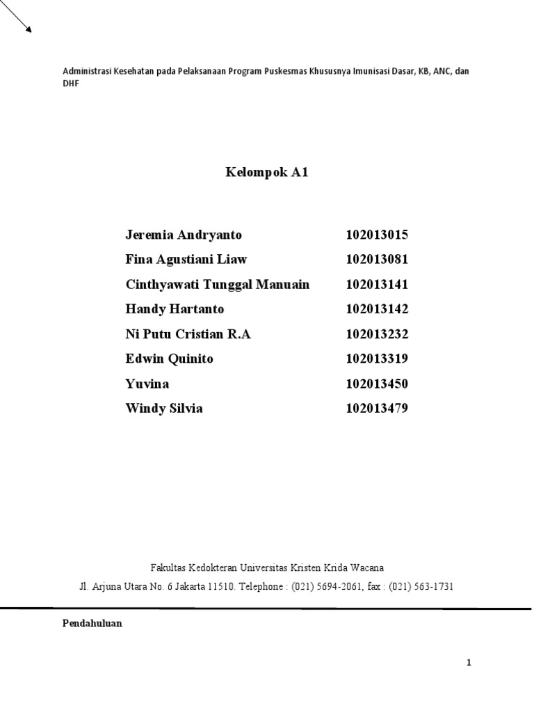 Program Puskesmas dan Posyandu Kesehatan | PDF | Kesehatan Holistik
