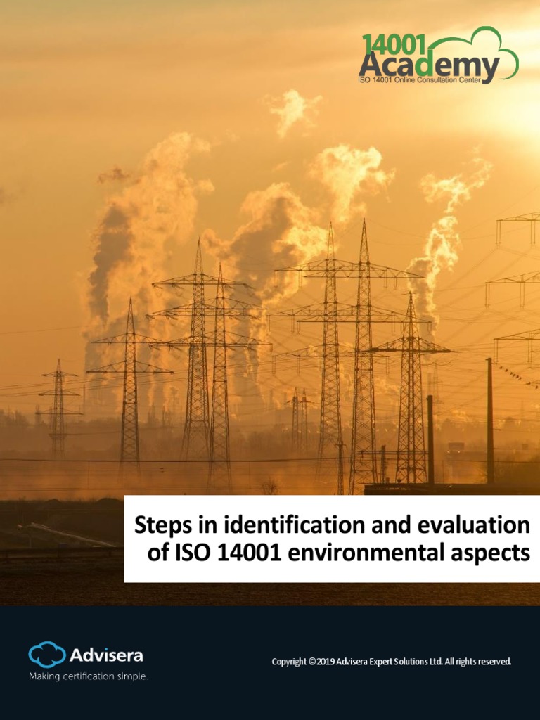 Steps In Identification And Evaluation Of Iso 14001 Environmental
