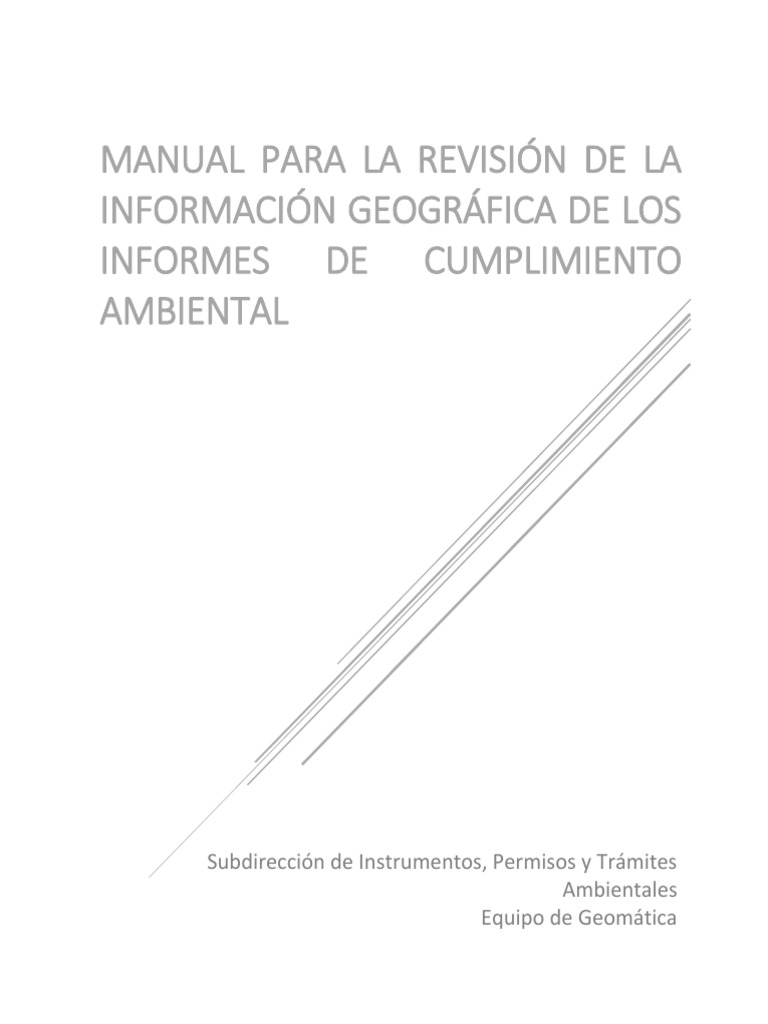 Gi-M-3 Manual Revision Ica v2 | PDF | Sistema de información geográfica ...