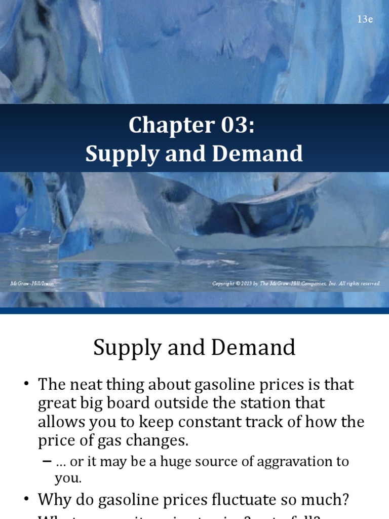 Supply and Demand: Mcgraw-Hill/Irwin | PDF | Economic Equilibrium | Demand
