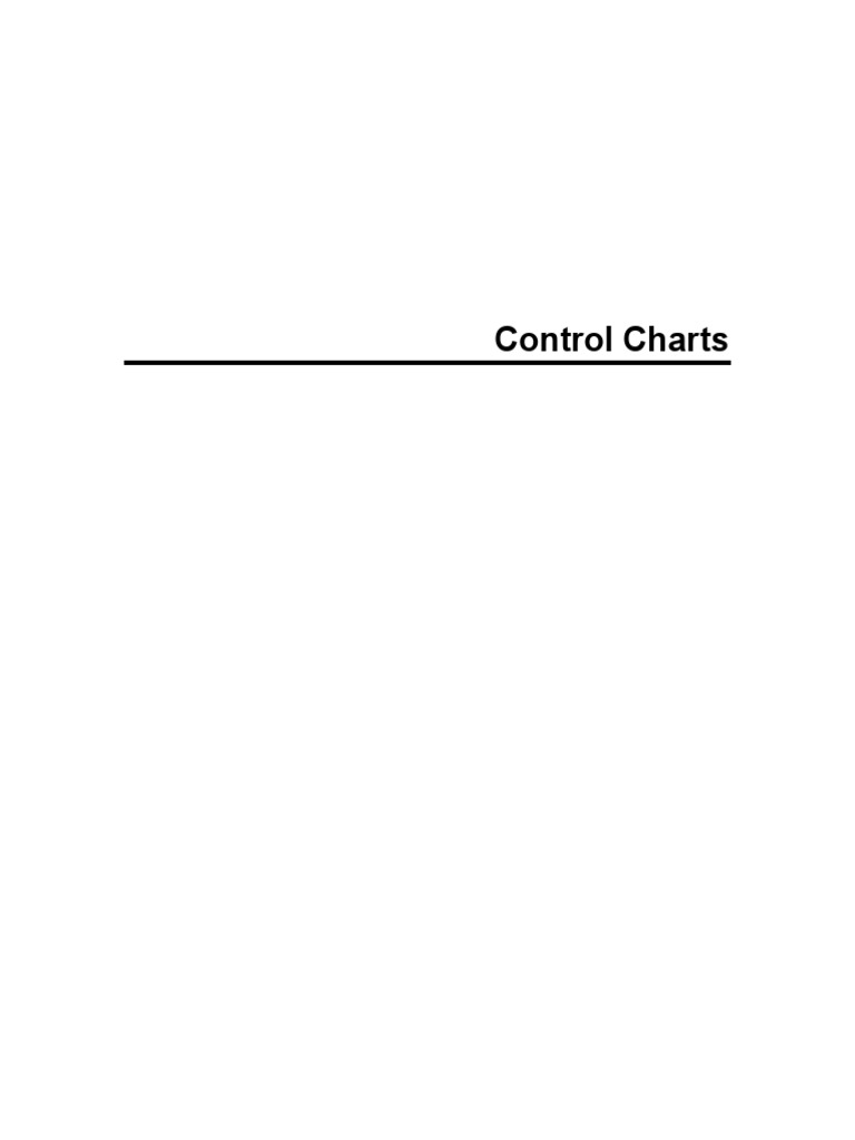 Control Charts Minitab PDF | PDF | Moving Average | Standard Deviation