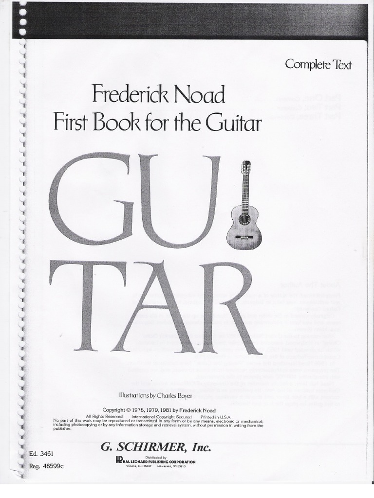 Frederick Noad First Book For Guitar | PDF