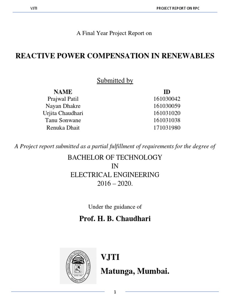 Final Year Project I | PDF | Ac Power | Inductor
