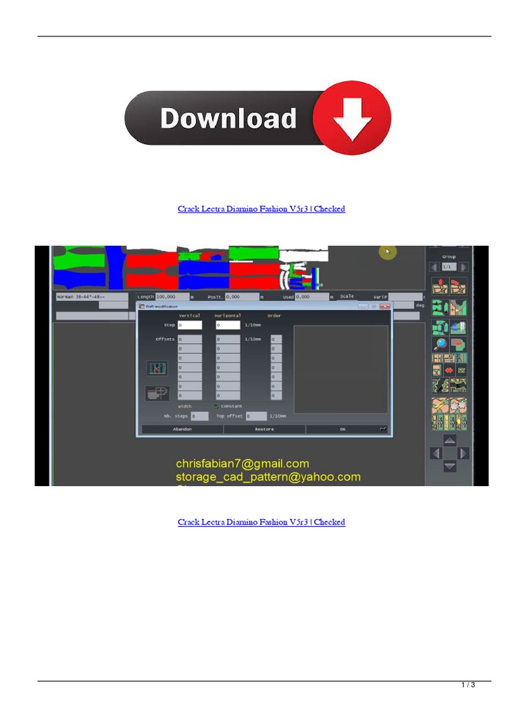Crack Lectra Diamino Fashion V5r3 Checked PDF | PDF | Media Technology | Software