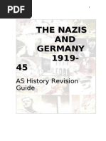 GCSE History Paper 3 Past Questions | PDF | Weimar Republic | Nazi Germany