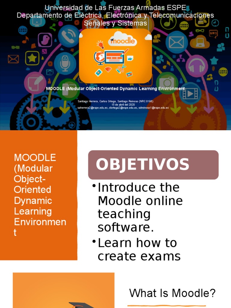 Moodle Modular Object Oriented Dynamic Learning Environment Pdf Moodle Computing