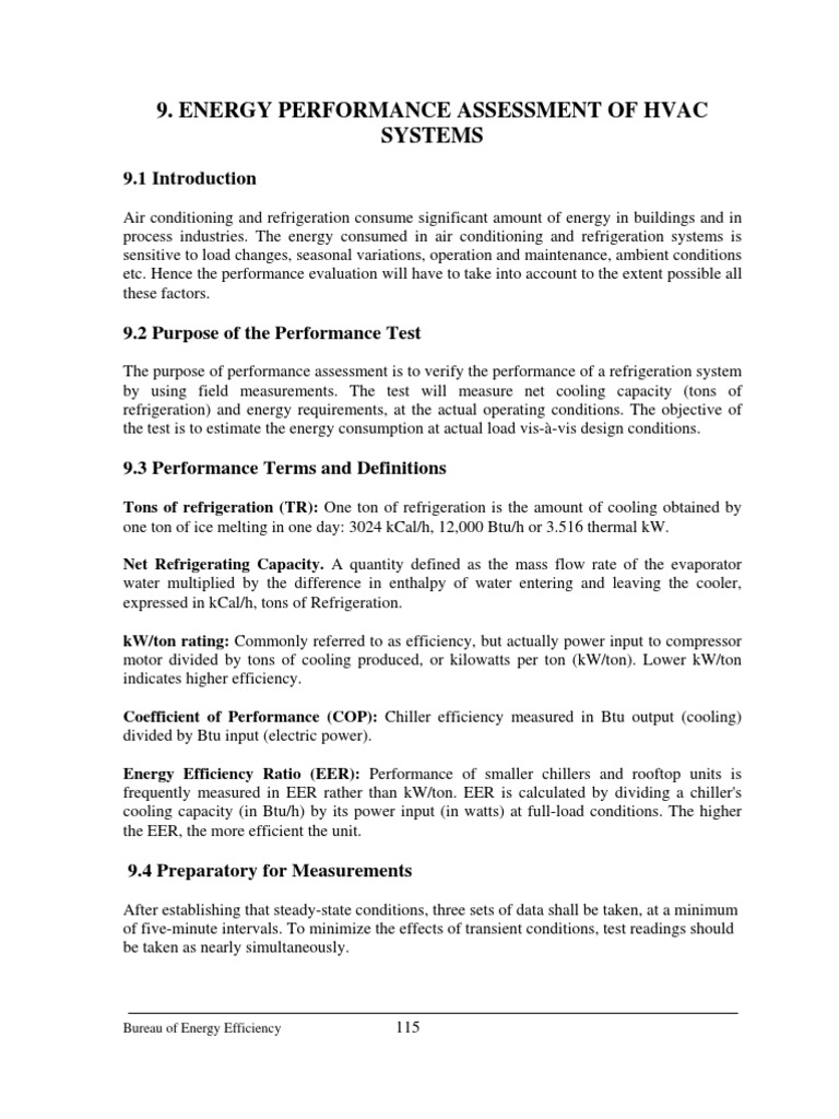 COP Calculation of An HVAC System | PDF | Ton | Atmospheric Thermodynamics