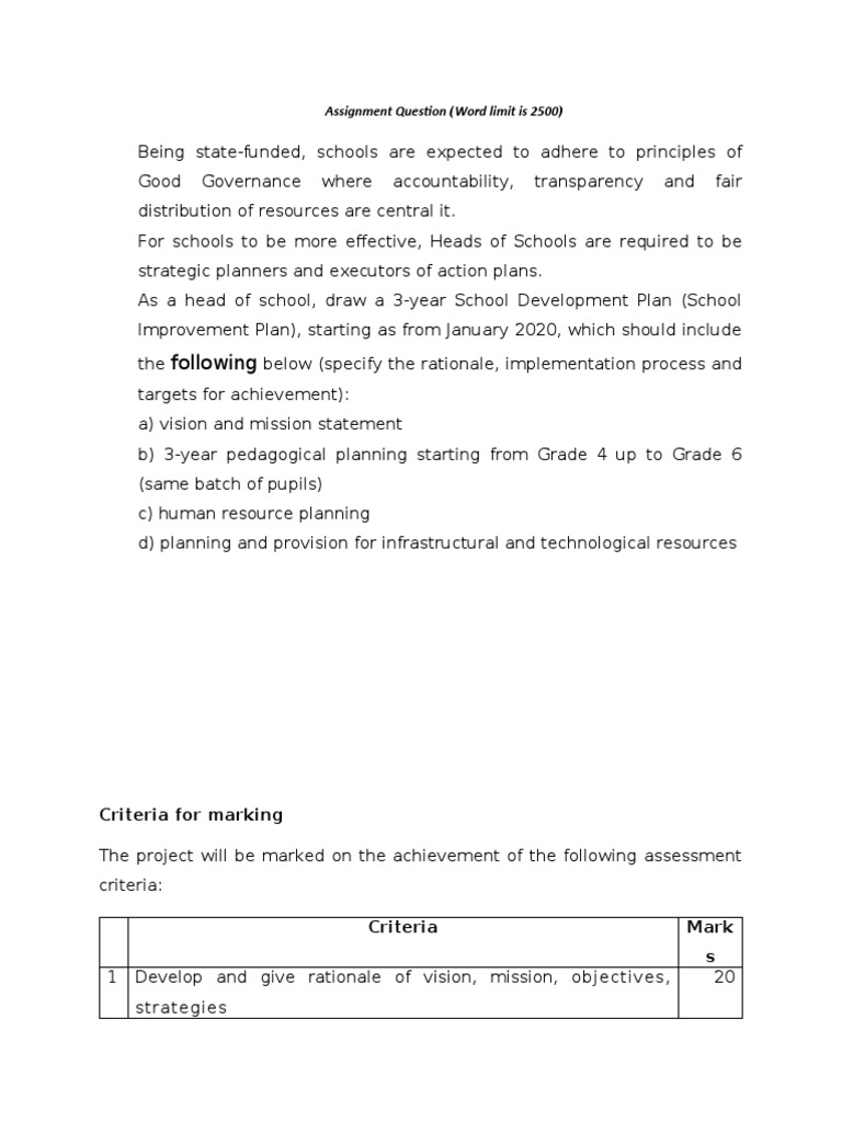 School Development Plan | PDF | Teachers | Educational Technology