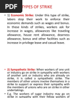 Types of Strike | PDF | Strike Action | Industrial Relations
