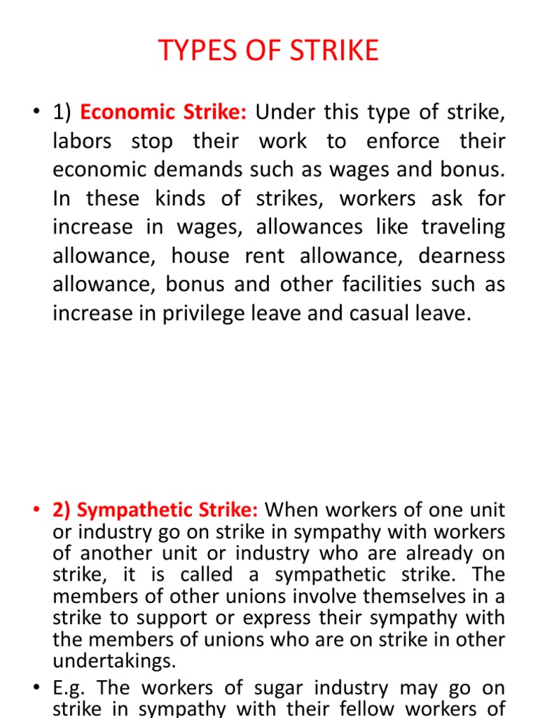 Types Right To Strike | PDF | Fundamental Rights | Strike Action
