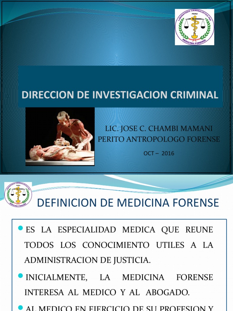 Definición y Aplicaciones de Medicina Forense | PDF | Lesión | Ciencia ...