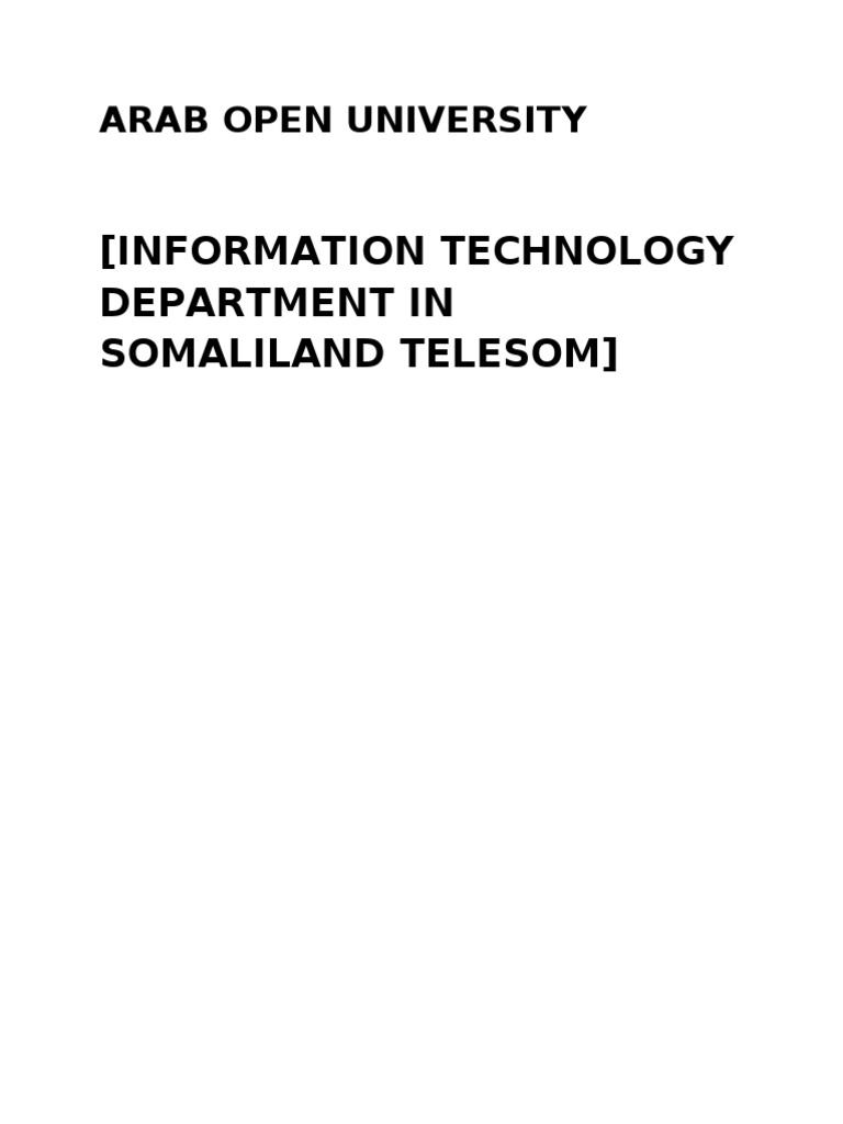 Arab Open University - 1 | PDF | Backup | Information Technology