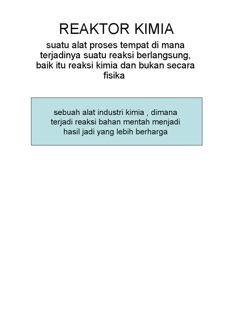 REAKTOR Batch IDEAL | PDF