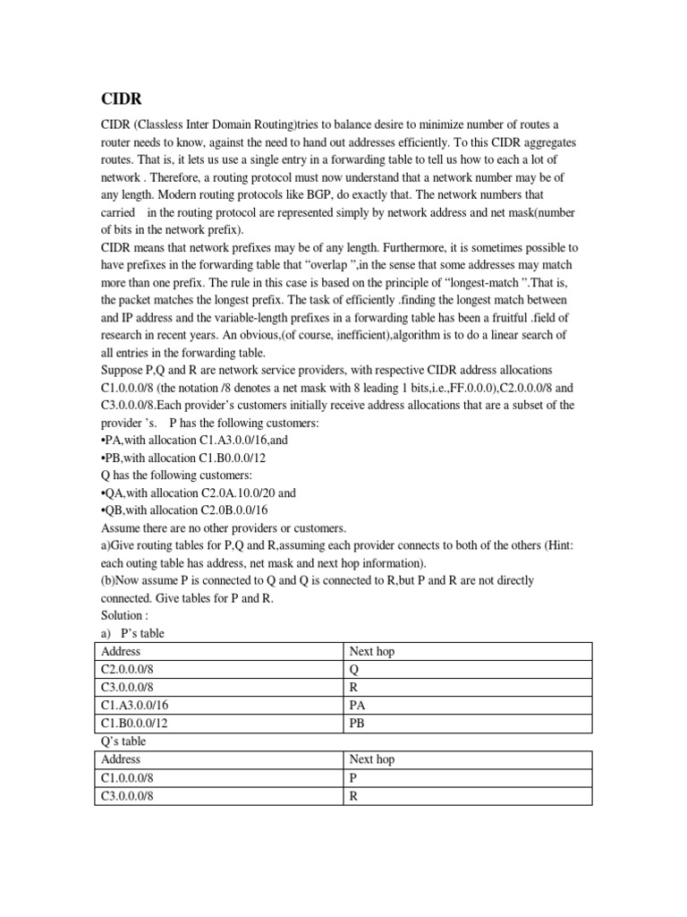 Cidr | PDF | Cryptography | Key (Cryptography)