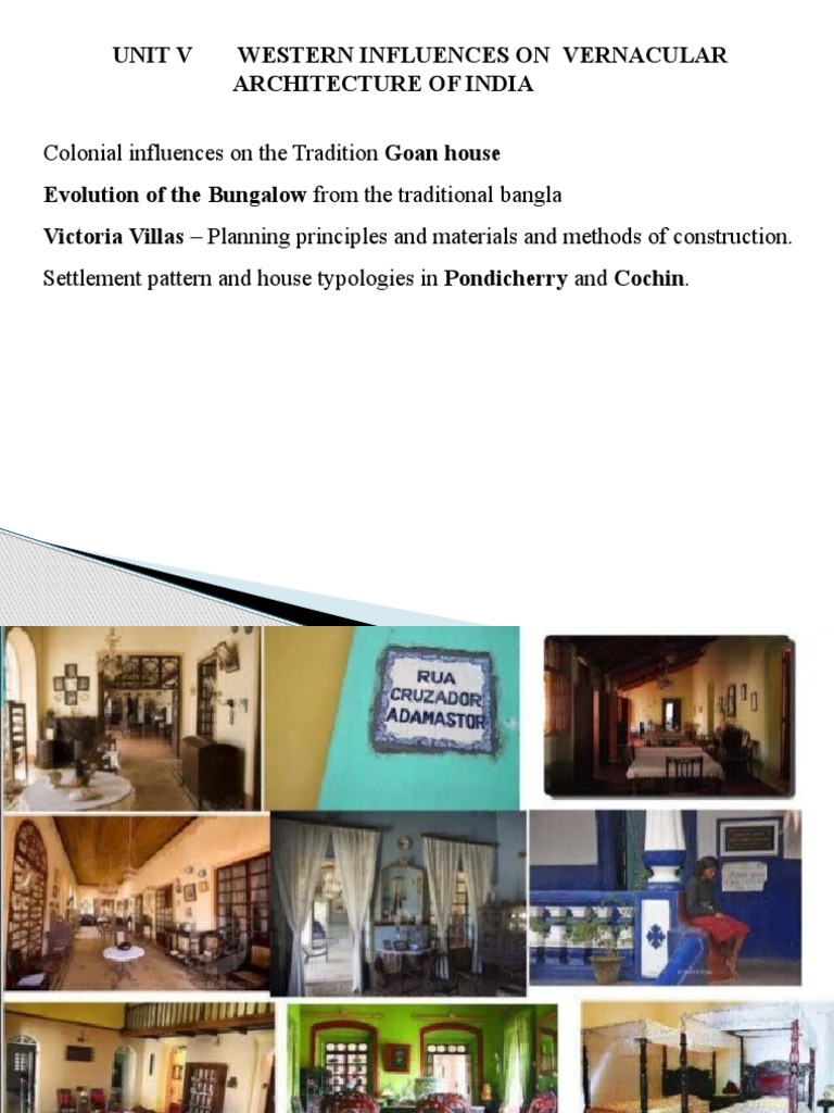 Unit 5 Goan House | PDF | Buildings And Structures | Building Engineering