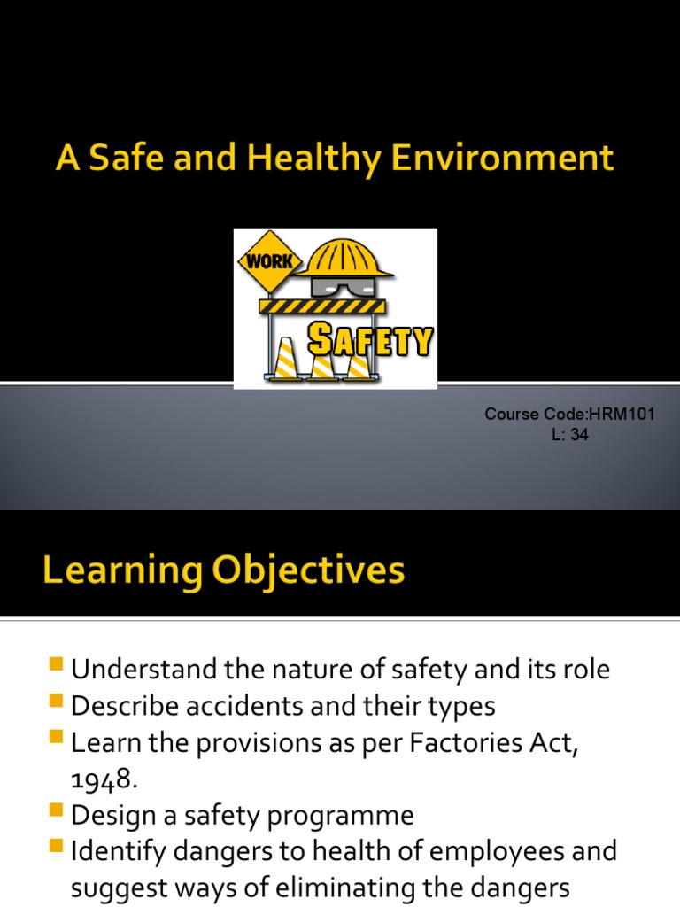 Health and Safety | PDF | Occupational Safety And Health | Factory