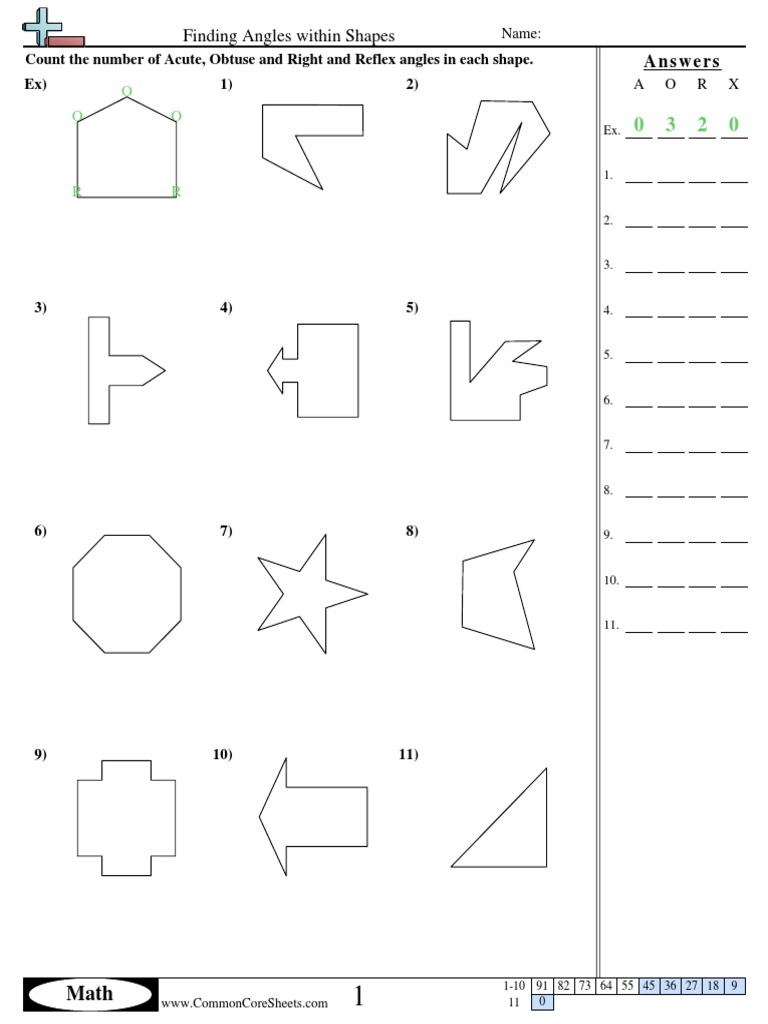 Determining Angles in Shapes 2 | PDF | Angle | Scientific Observation
