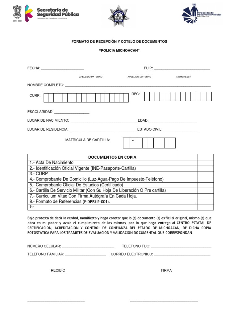 1 Formato Documentos | PDF