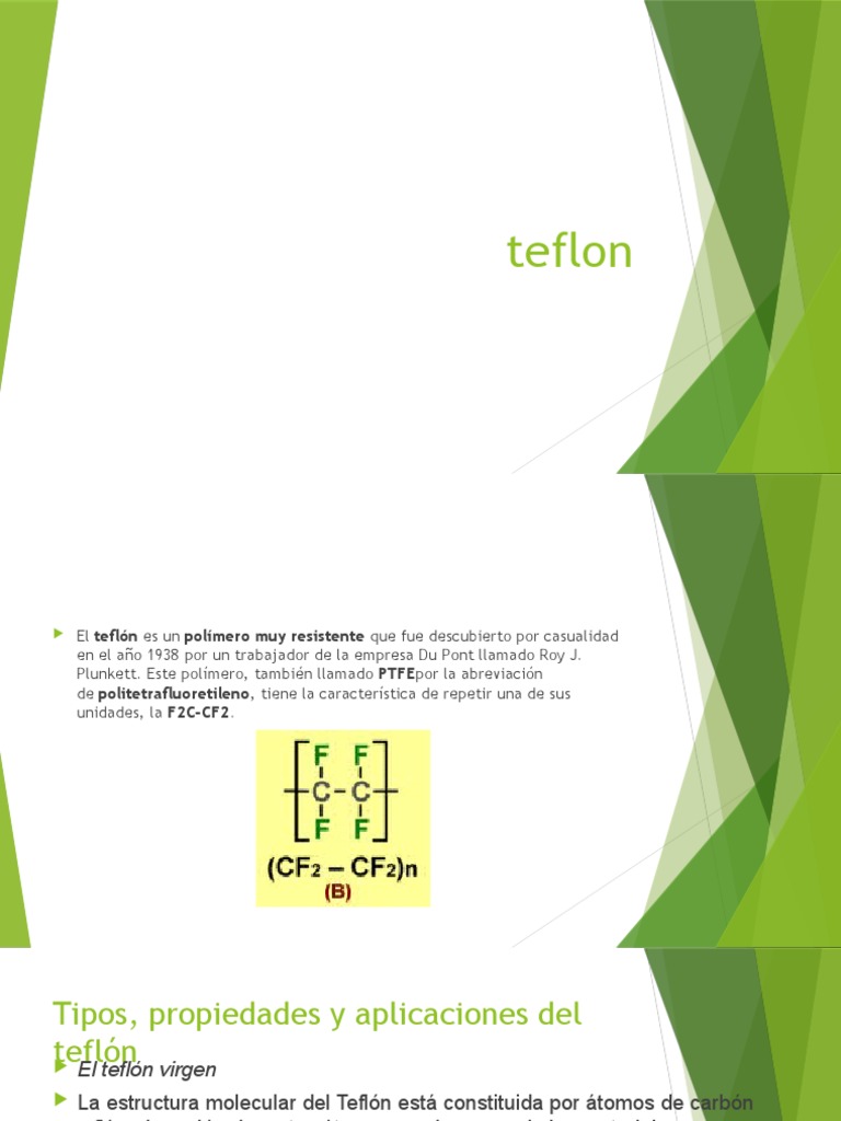 Teflon | PDF | Ciencia y matemáticas