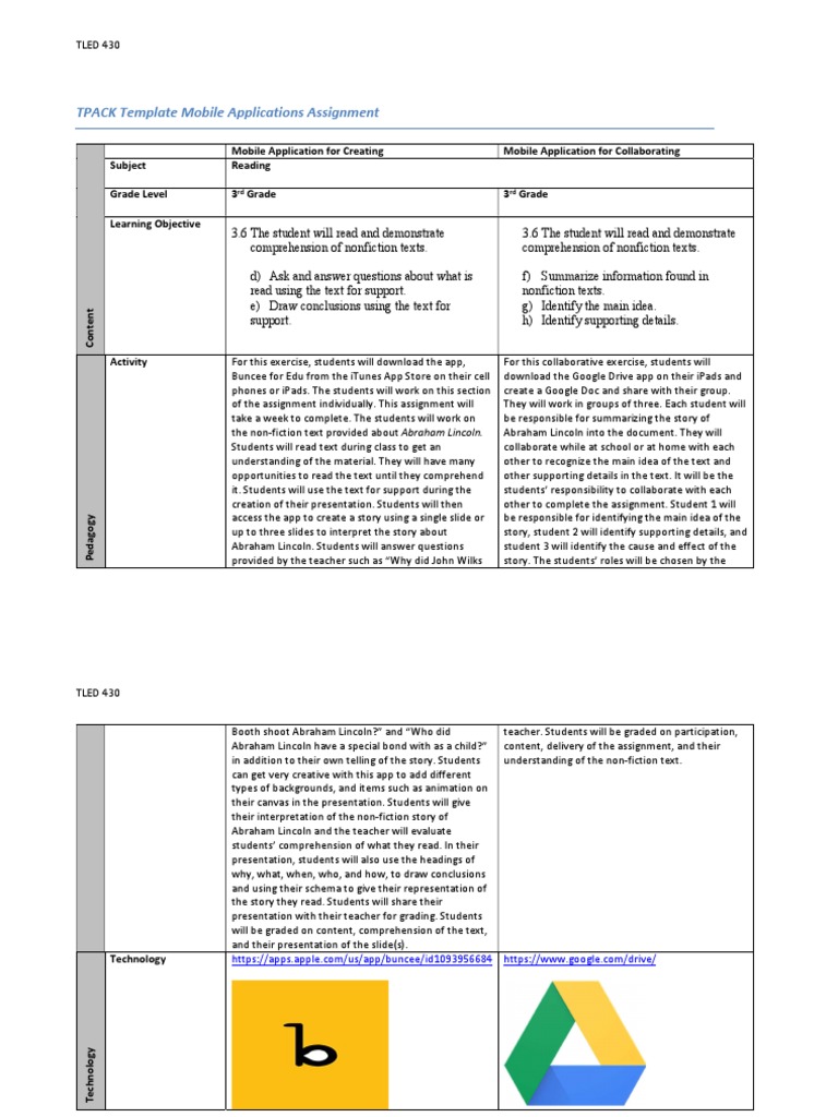 Mobile Application Assignment | PDF | Reading Comprehension | Mobile App