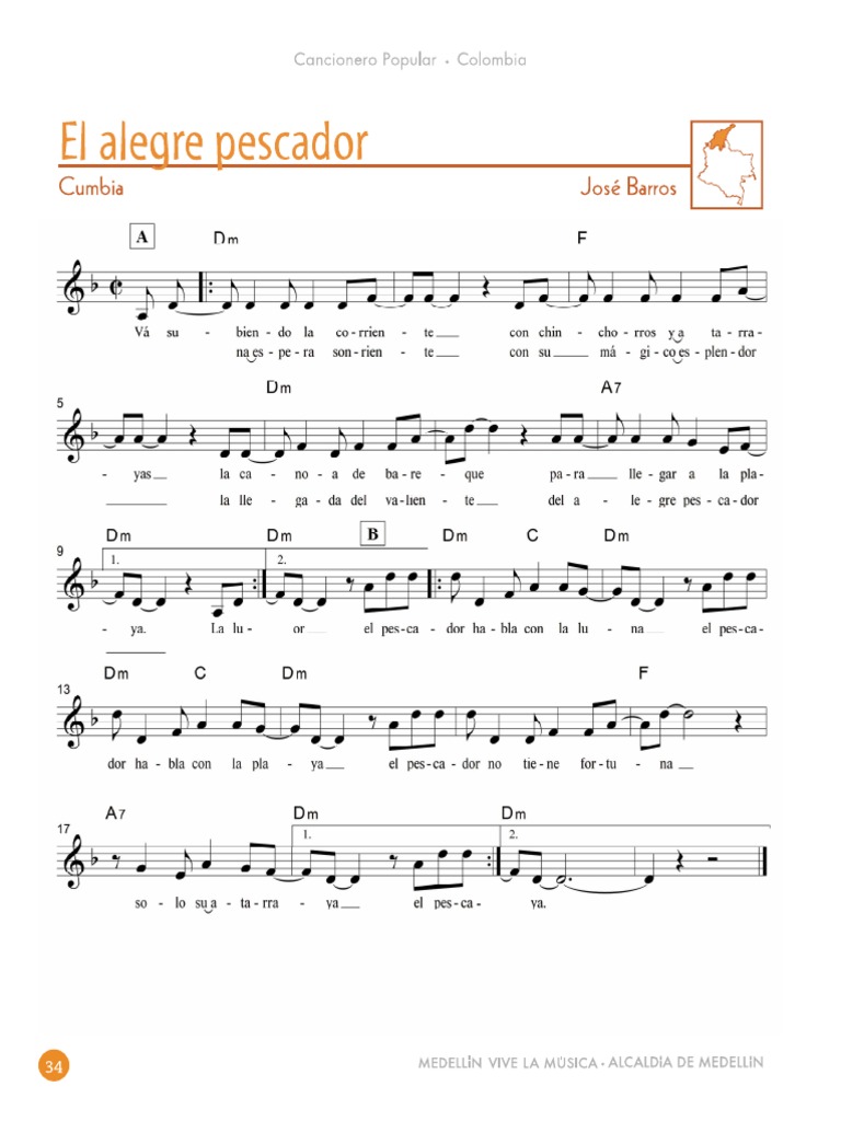 El Alegre Pescador Partitura | PDF