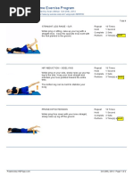 Axillary Nerve Floss and Massage | PDF