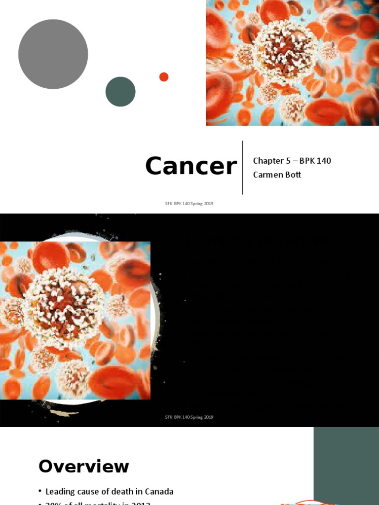 Cancer: Chapter 5 - BPK 140 Carmen Bott | PDF | Metastasis | Cancer