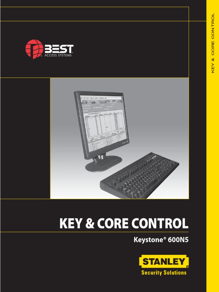 Key & Core Control: Keystone® 600N5 | PDF | Personal Identification ...