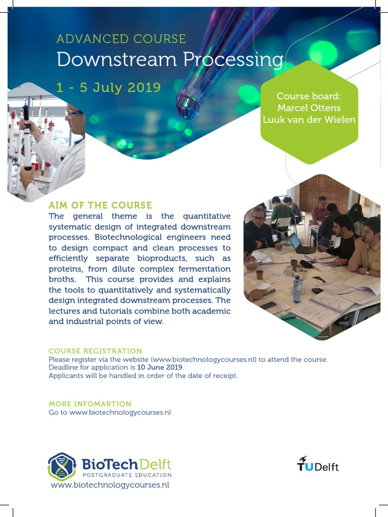 Downstream Processing: 1 - 5 July 2019 | PDF | Biotechnology | Life Sciences