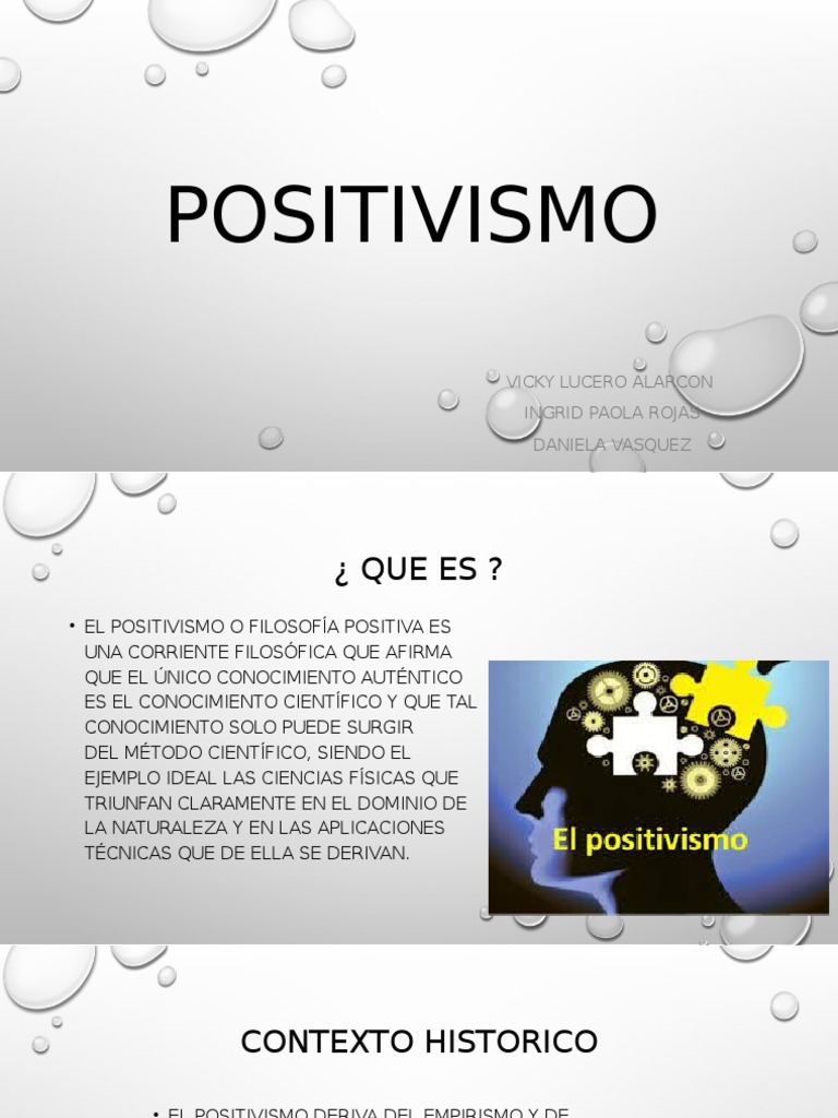 Introducción al Positivismo Filosófico | PDF