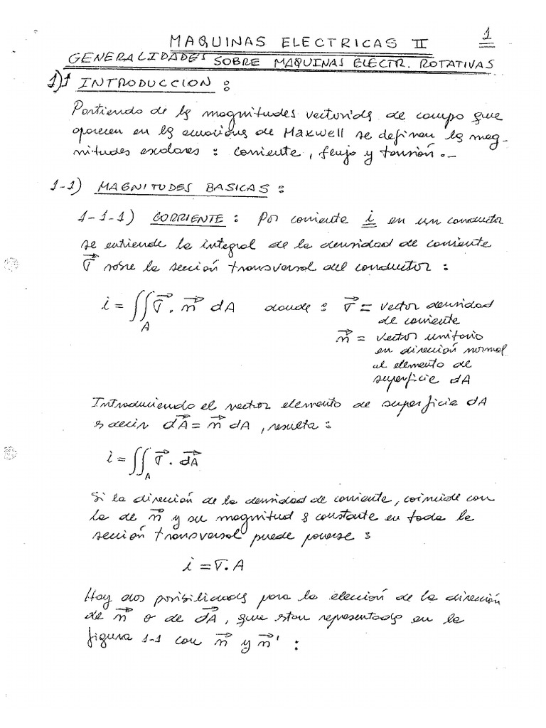 Unidad N°1 - Fundamentos de Las Maquinas Eléctricas Rotativas | PDF