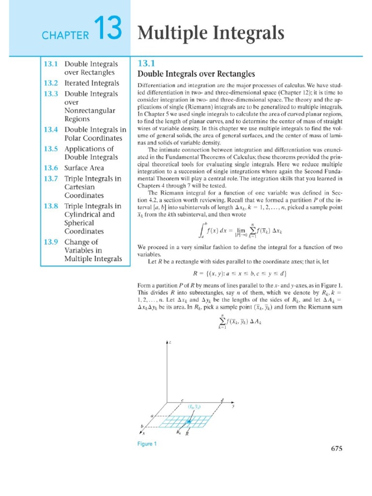 Multiple Integral | PDF