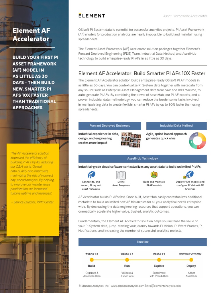 Element-AF-Accelerator-Product Brochure PDF | PDF | Analytics ...