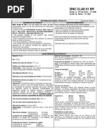 Ficha Técnica Zebron # 486 - Rev. 2020 | PDF | Concreto | Aço