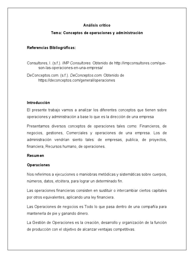 Análisis Critico #3 | PDF | Cliente | Business